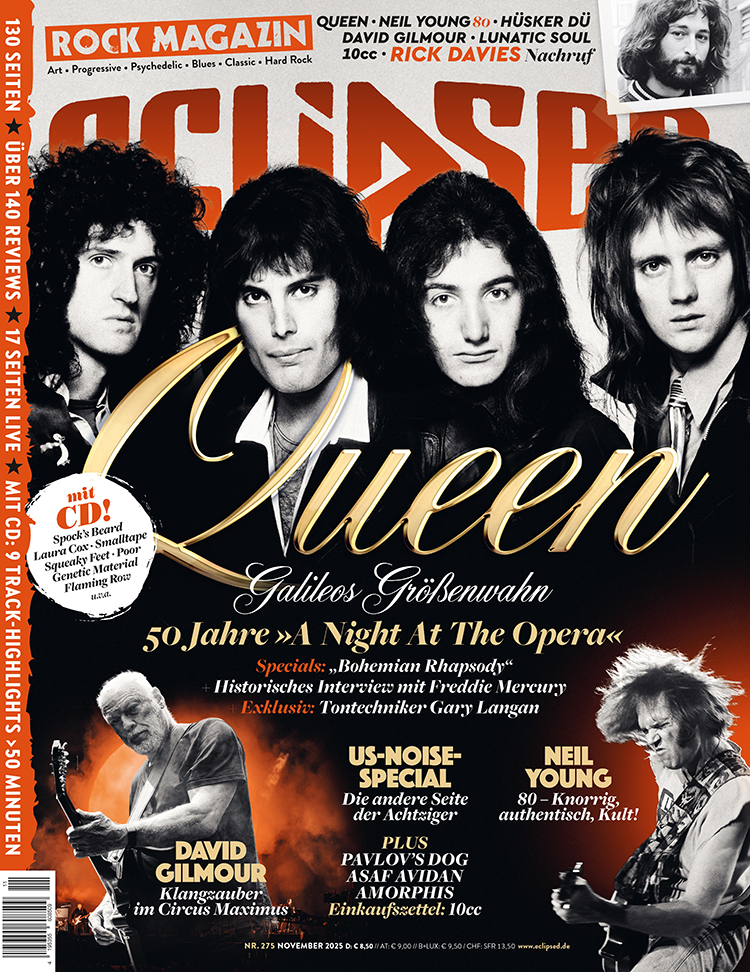 Das aktuelle Heft / eclipsed Nr. 275 / 11-25 | eclipsed Rock Magazin
